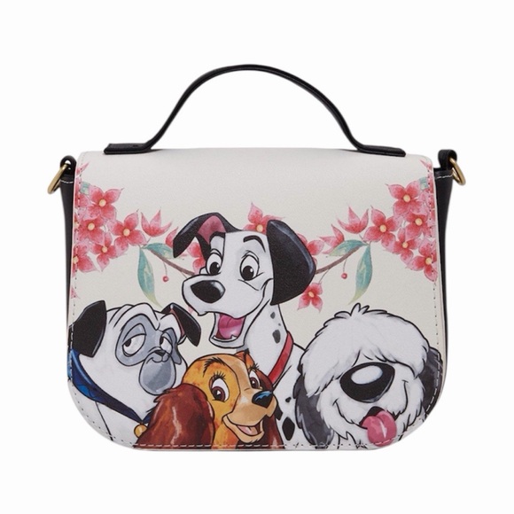 Loungefly | Bags | New Loungefly Disney Dogs Floral Crossbody Bag Purse ...